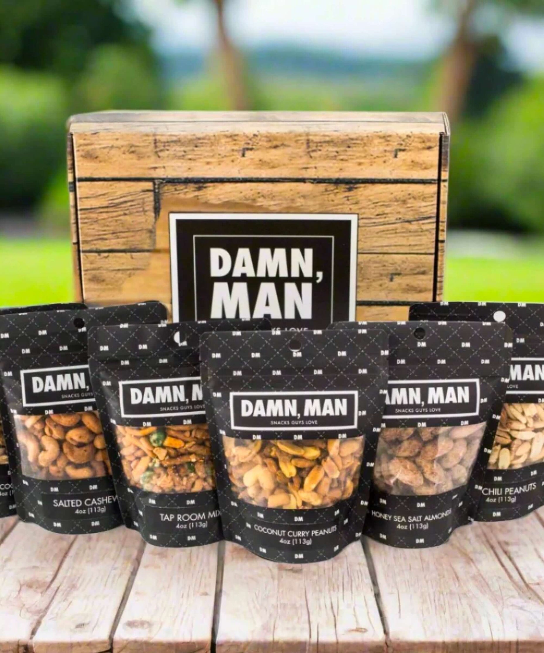 Damn, Man | Snacks Guys Love | Men's Premium Nuts & Meats Gifts – DM Snacks