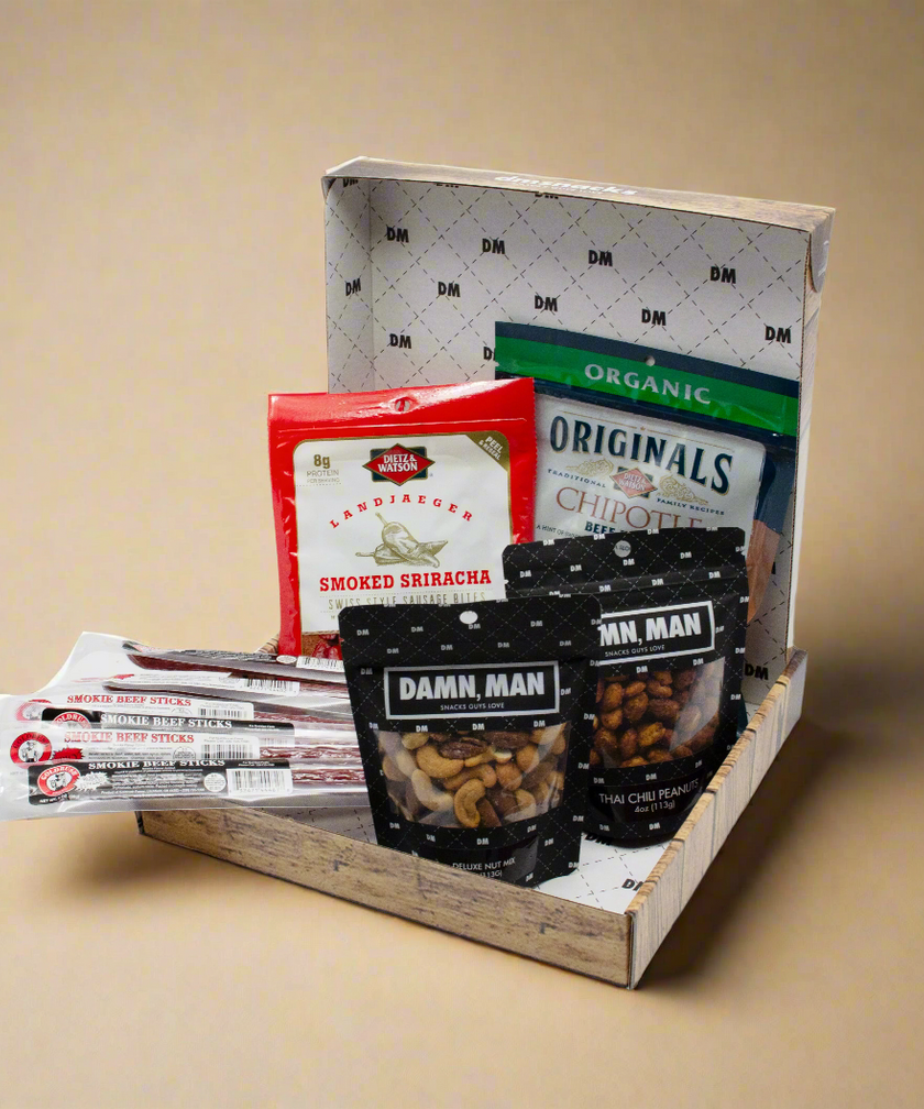 Damn, Man Snacks | Men's Gourmet Snack Gift Boxes – DM Snacks