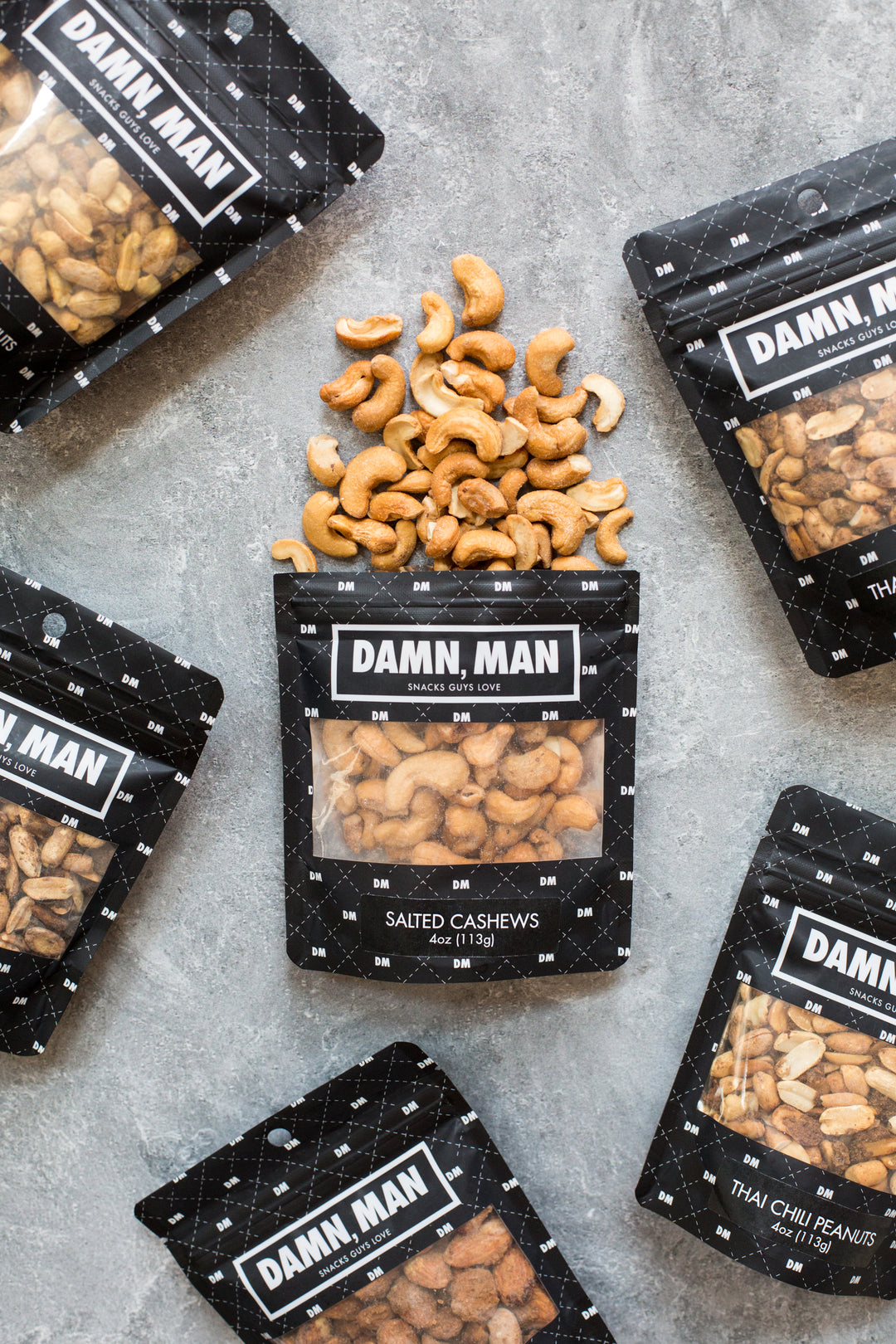 Damn Man Snacks Guys Love - BYOB Gourmet Nuts - Build Your Own Box – DM ...